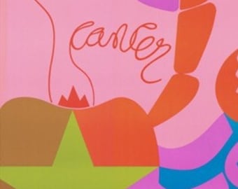 Giclee Print 1969 Original Vintage Zodiac Poster Gemini | Etsy