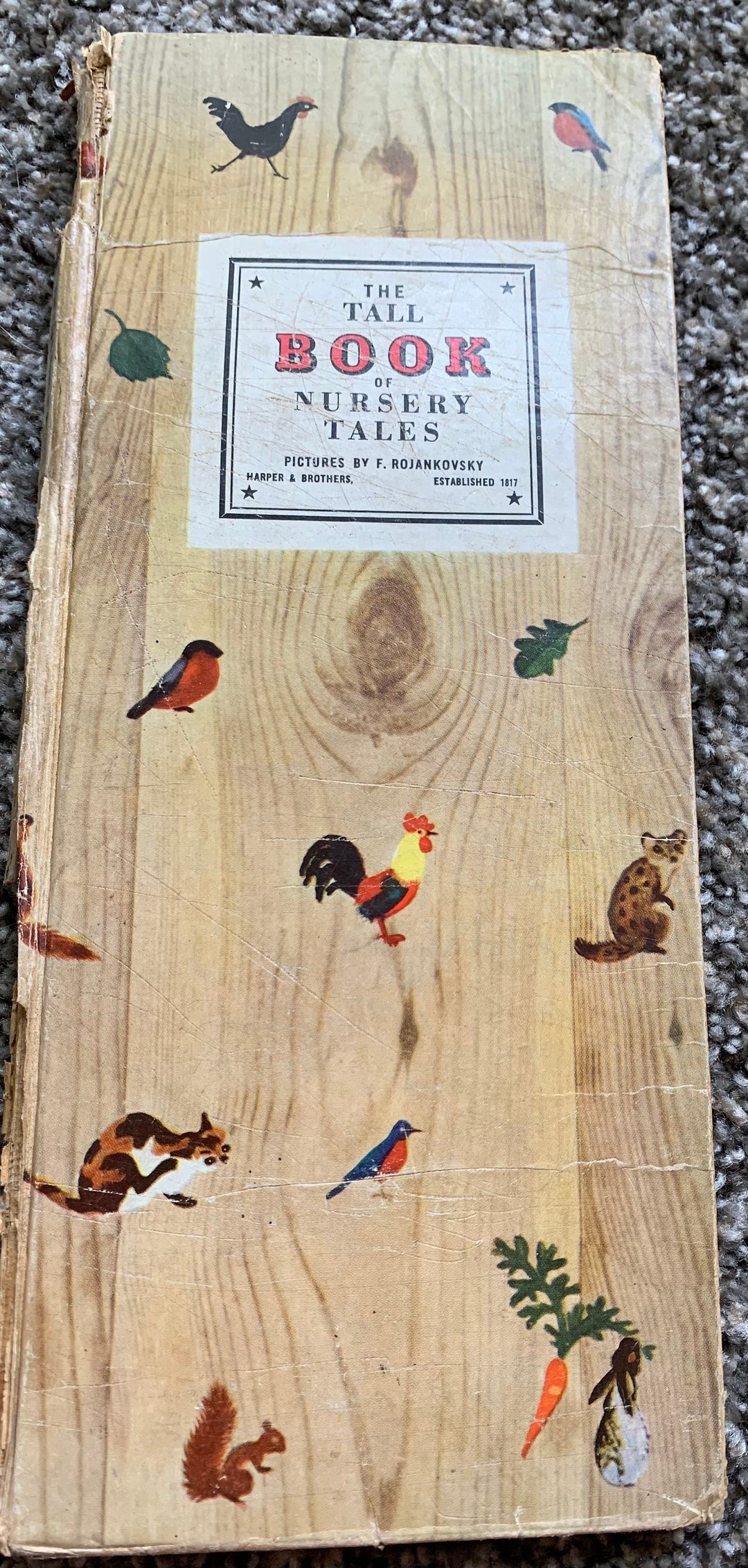 VINTAGE Childrens Book: the Tall Book of Nursery Tales, Illustrated by ...