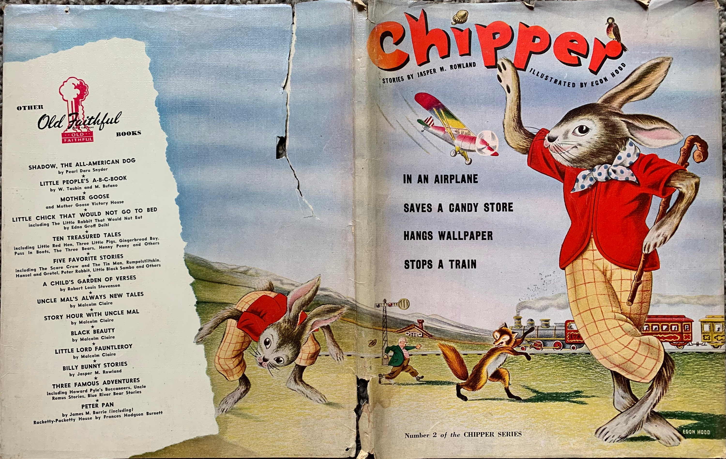 VINTAGE Childrens Book: chipper by Jasper M. Rowland, 1946 - Etsy