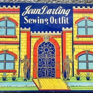 VINTAGE 1936 Jean Darling “sewing Outfit” in Original Box With ...