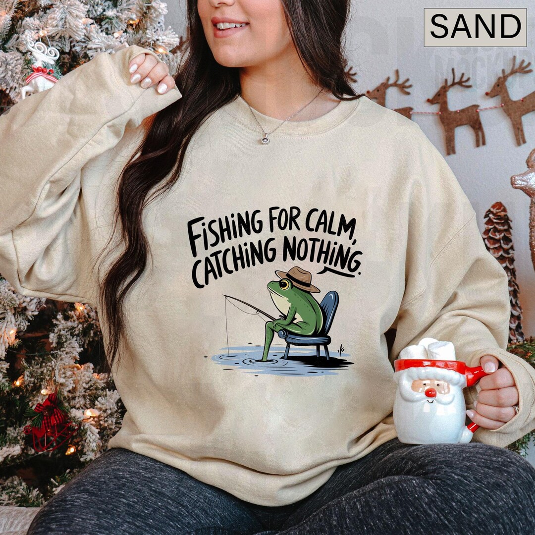 Fishing for Calm, Catching Nothing PNG , Meme Png , Meme Frog PNG ...