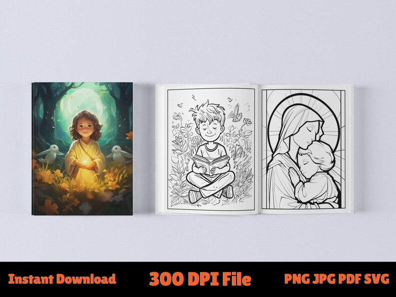 Christian Colouring Book Printable Colouring Pages Bible Stories ...