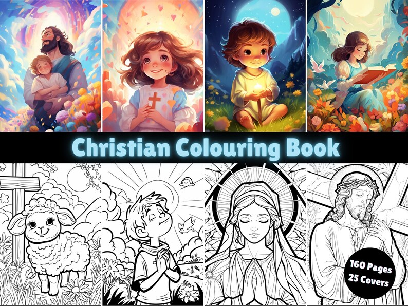 Christian Colouring Book Printable Colouring Pages Bible Stories ...