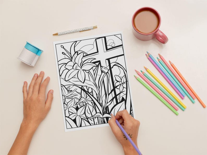 Christian Colouring Book Printable Colouring Pages Bible Stories ...