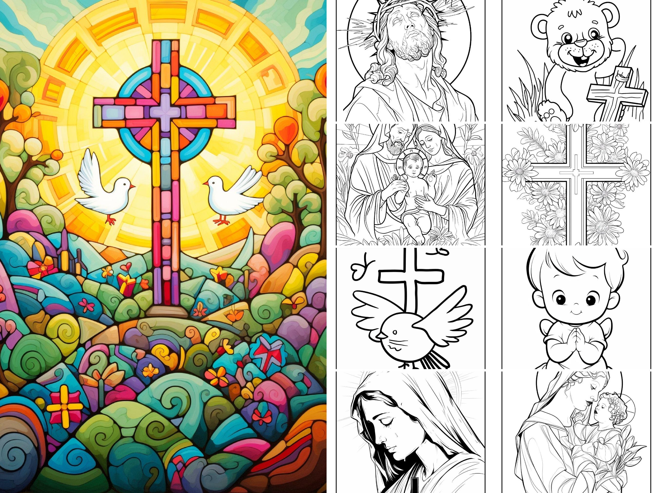 Christian Colouring Book Printable Colouring Pages Bible Stories ...