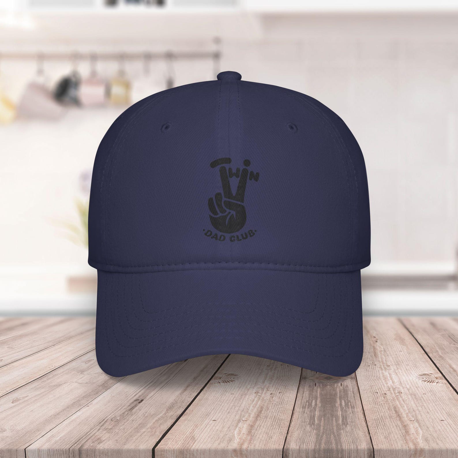 Twin Dad Club Low Profile Baseball Cap, Dad Baseball Cap, Dad of Twins ...