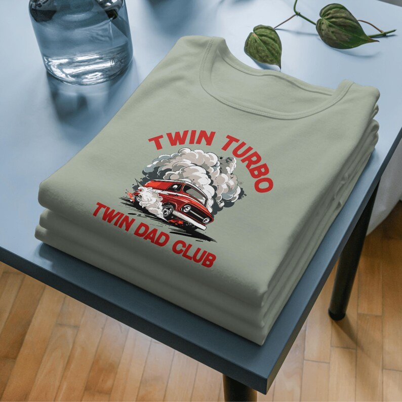 Twin Turbo Shirt, Twin Power, Dad of Twins, Father of Twins, Twin Joke ...