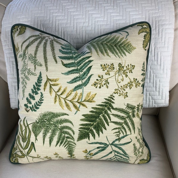 Fern Pillow Cover - Etsy
