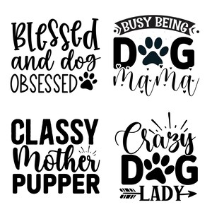 35 Dog Quote Bundle Svg Dxf Eps Ppng | Funny Dog Lover Sayings | Pet ...