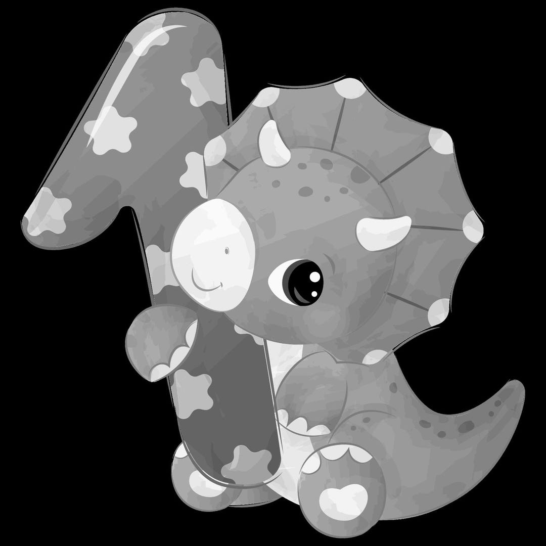 1000 Grayscale Adorable Animals PNG Clipart Bundle | Laser Engrave Baby ...