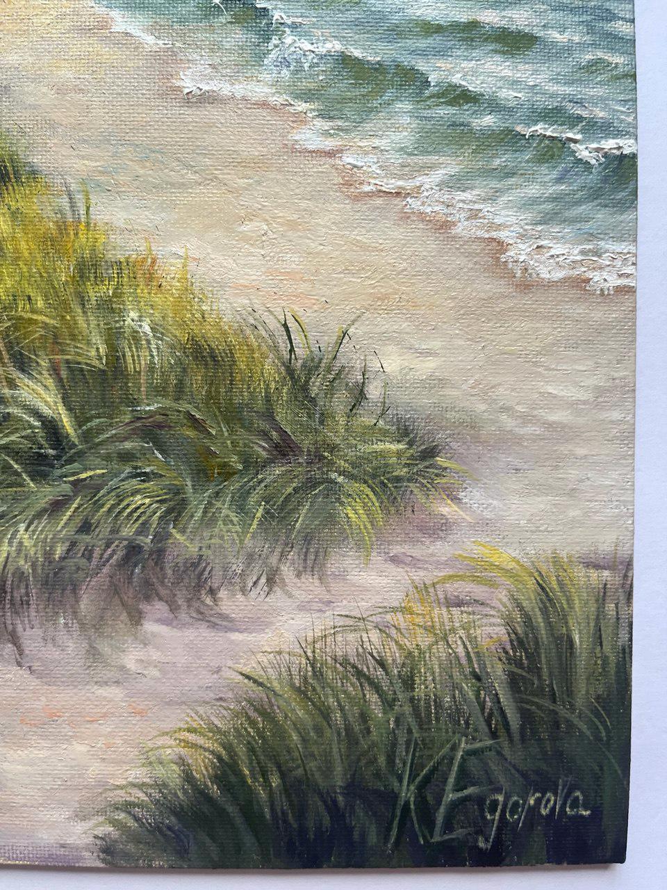 Florida Original Oil Painting Palm Beach Coast Seascape Hand-painted on ...