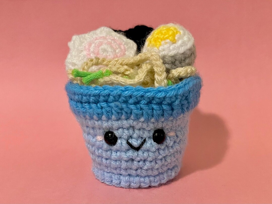 Amigurumi Crochet Ramen Pattern PDF File Download Easy Simple Japanese ...