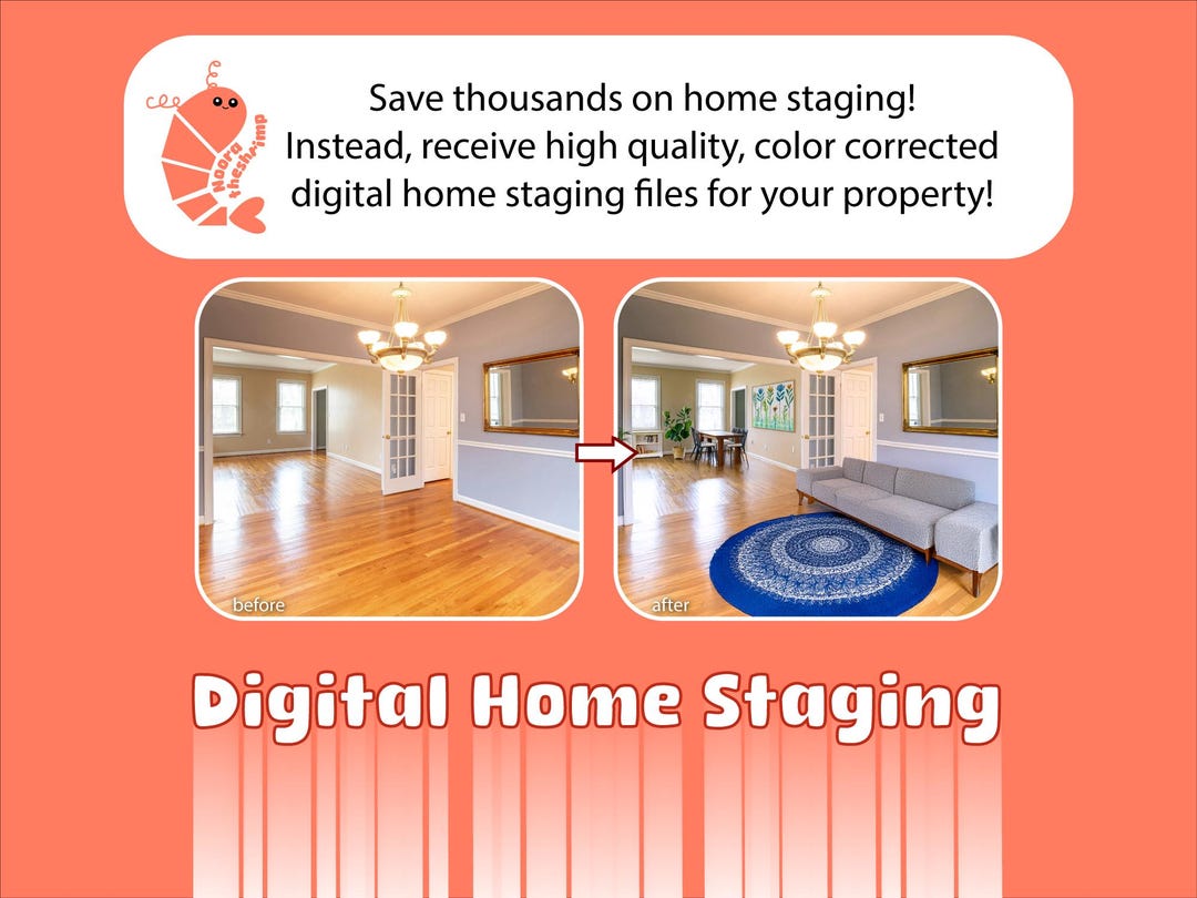 Digital Home Staging - Furnish Your Property Listing Digitally - High ...
