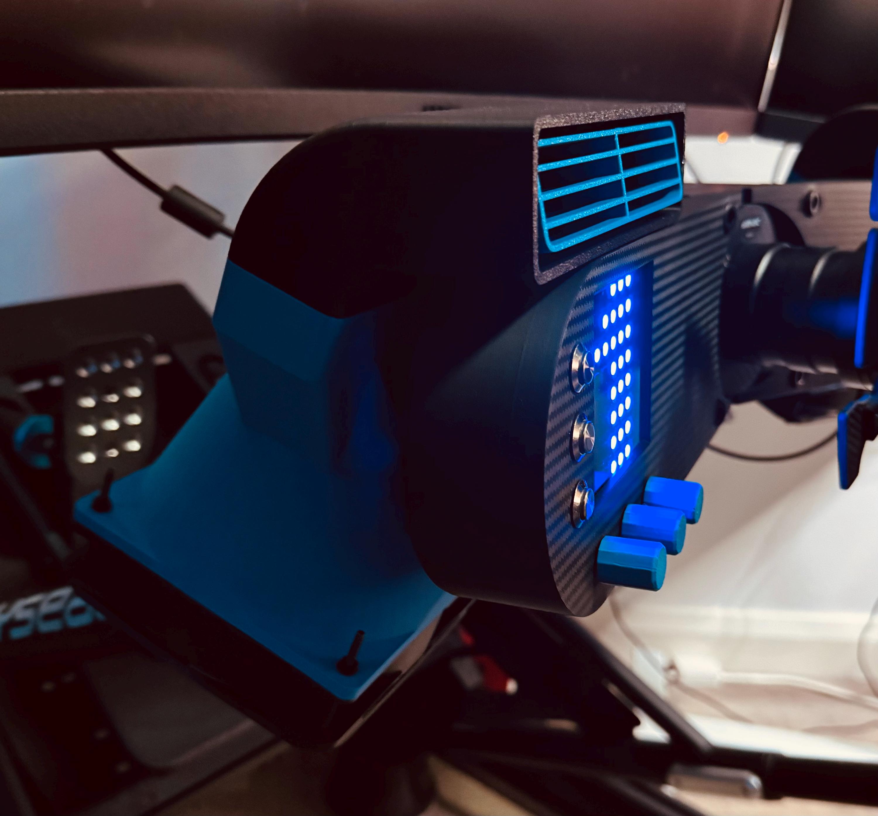 Sim Racing Button Box Dashboard With Iflag & Wind Simulator - Simagic ...