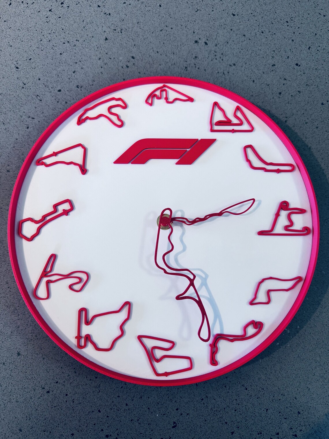 Wall Clock - Formula 1 Clock - Race Track Clock - Etsy
