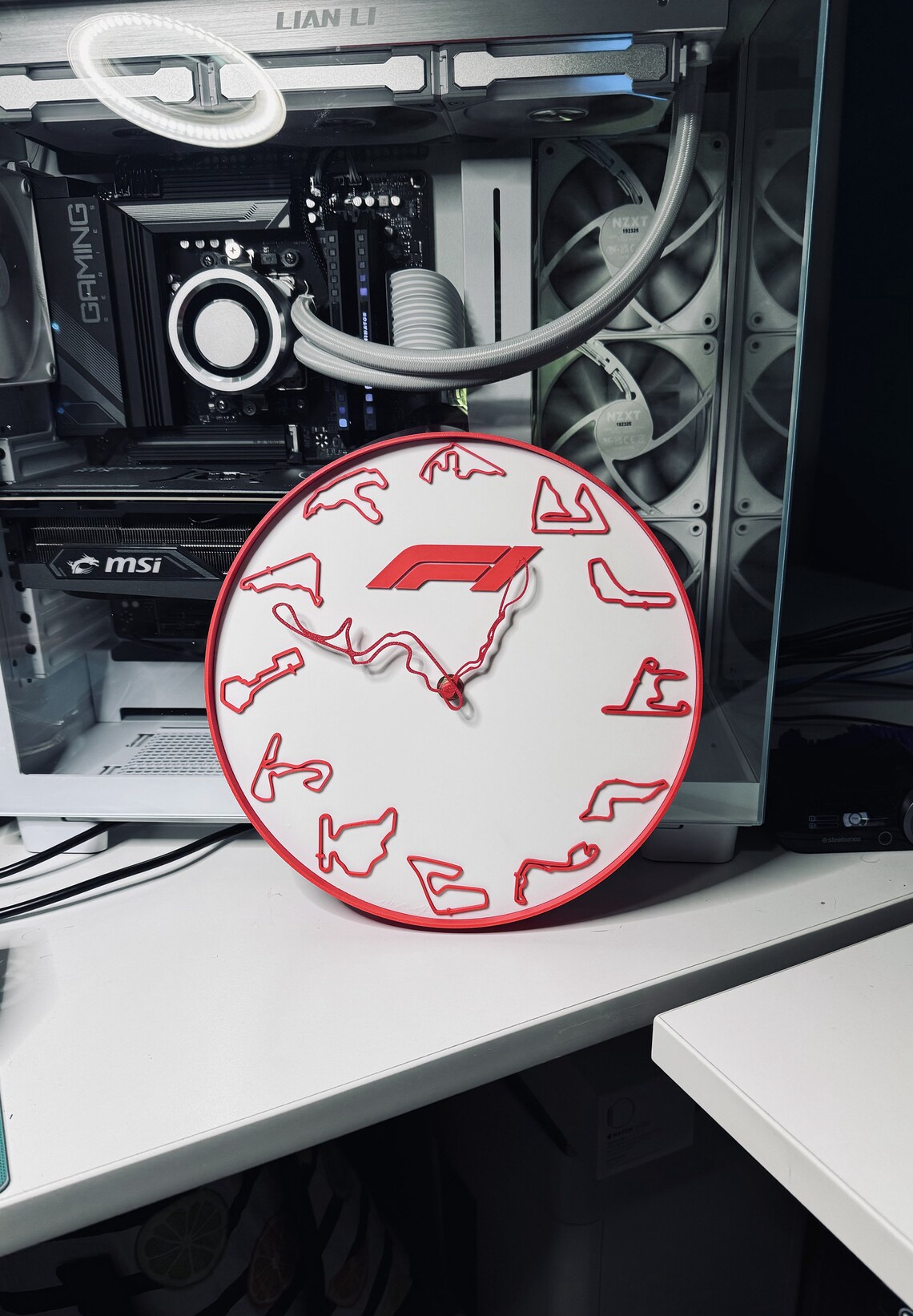 Wall Clock - Formula 1 Clock - Race Track Clock - Etsy