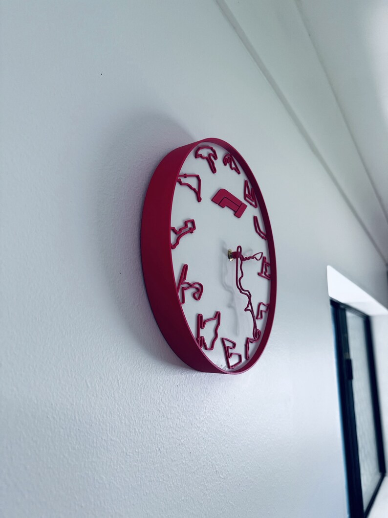 Wall Clock - Formula 1 Clock - Race Track Clock - Etsy
