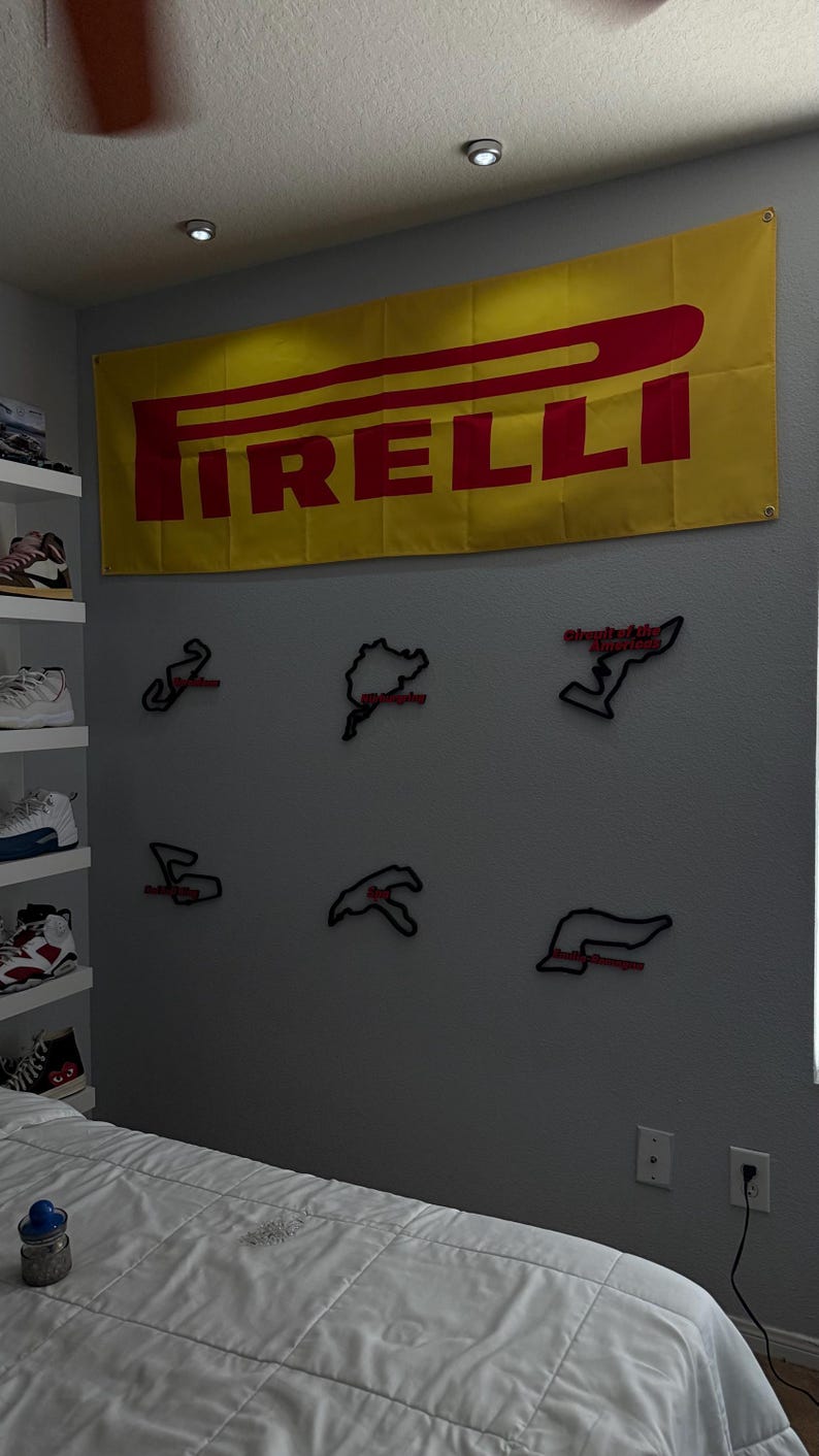 Race Track Wall Art - Etsy