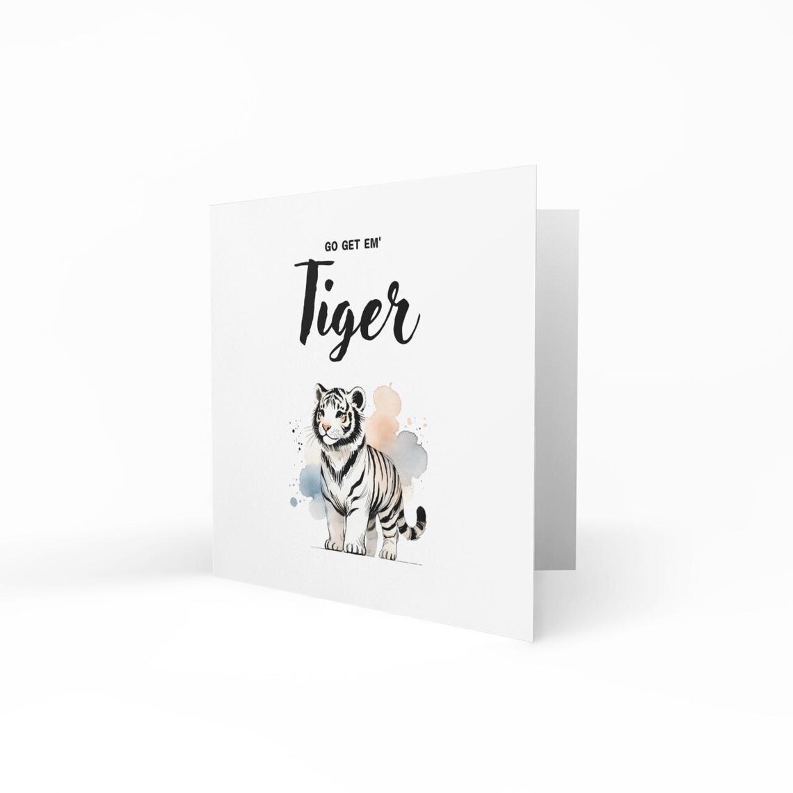 Go Get 'em Tiger, First Day of Work Card, Congrats on New Job Card ...