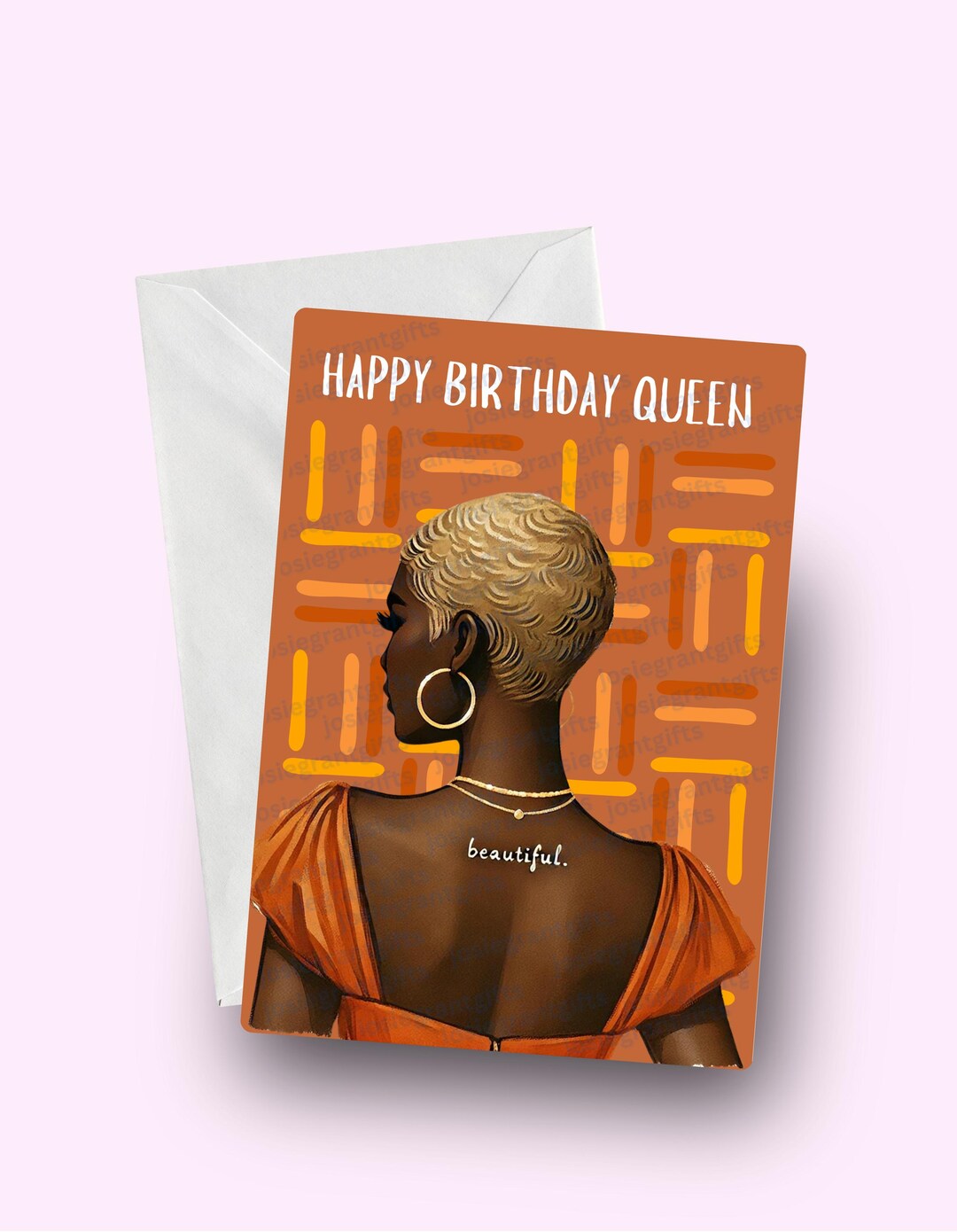 Inspirational Black Queen Card, Black Woman Card, Black Girl Magic ...