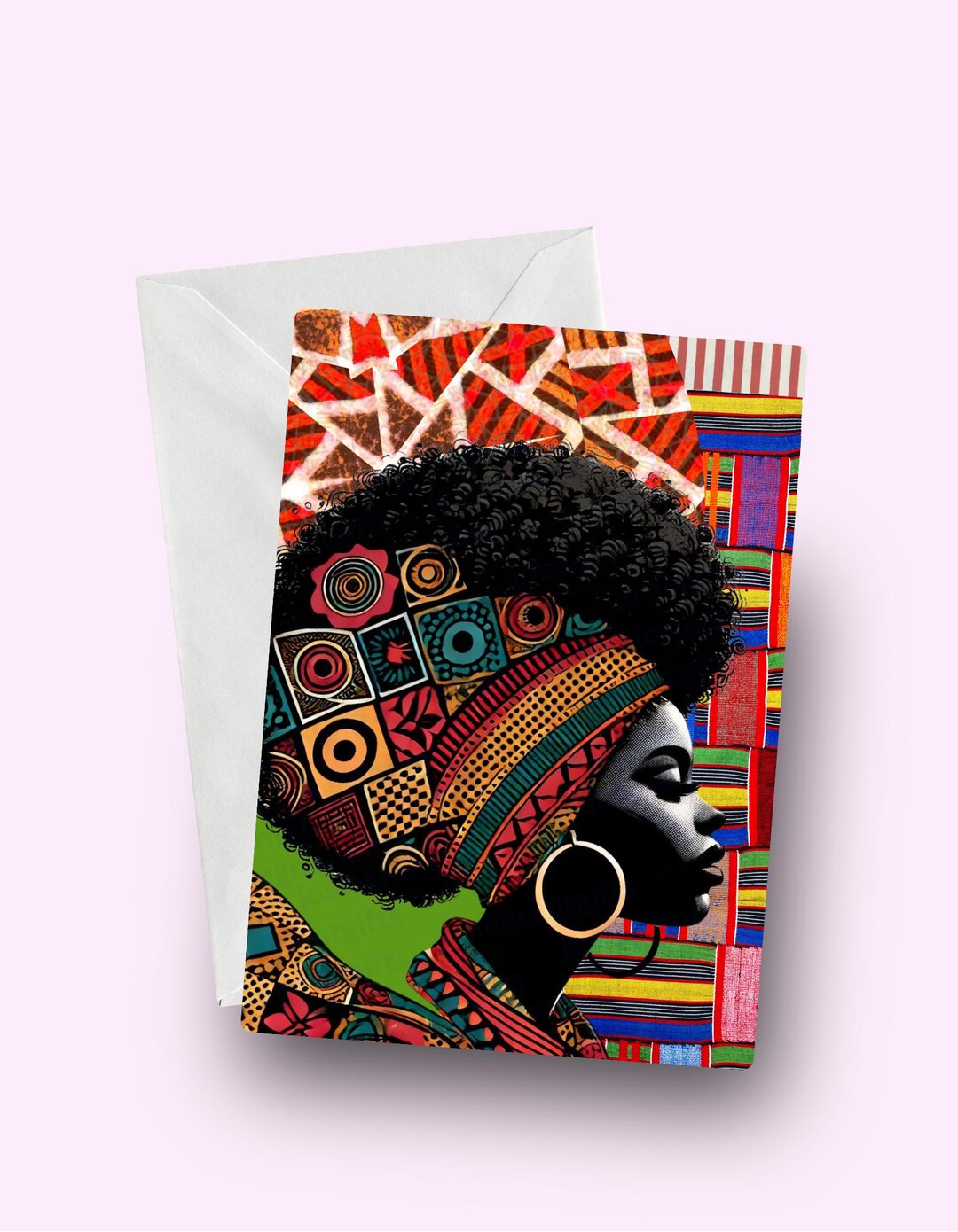 African American Black Woman Birthday Card, Ethnic Black Greeting Cards ...