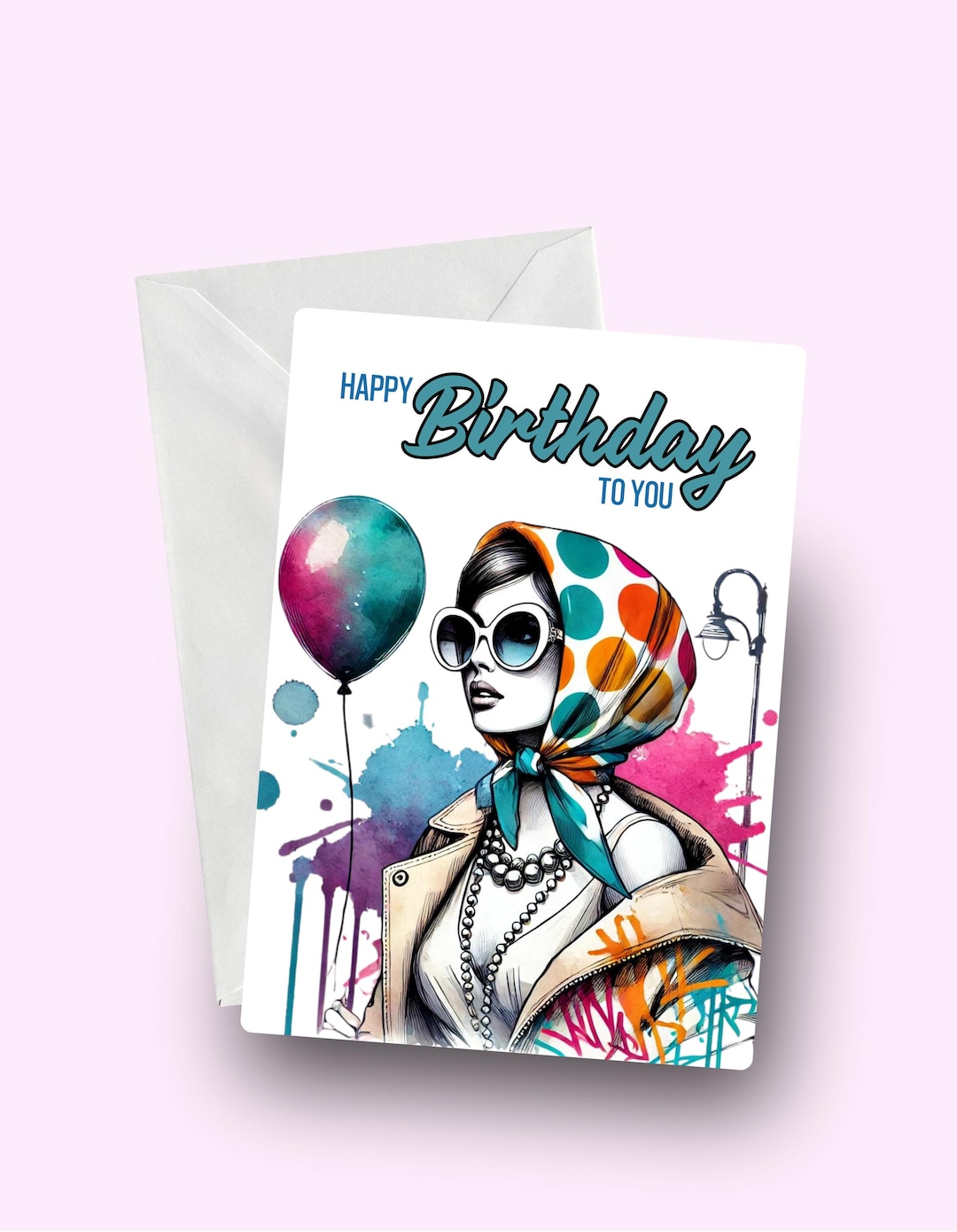 Fabulous Fashion Birthday Card, Birthday Girl Card, Glam Woman Card ...
