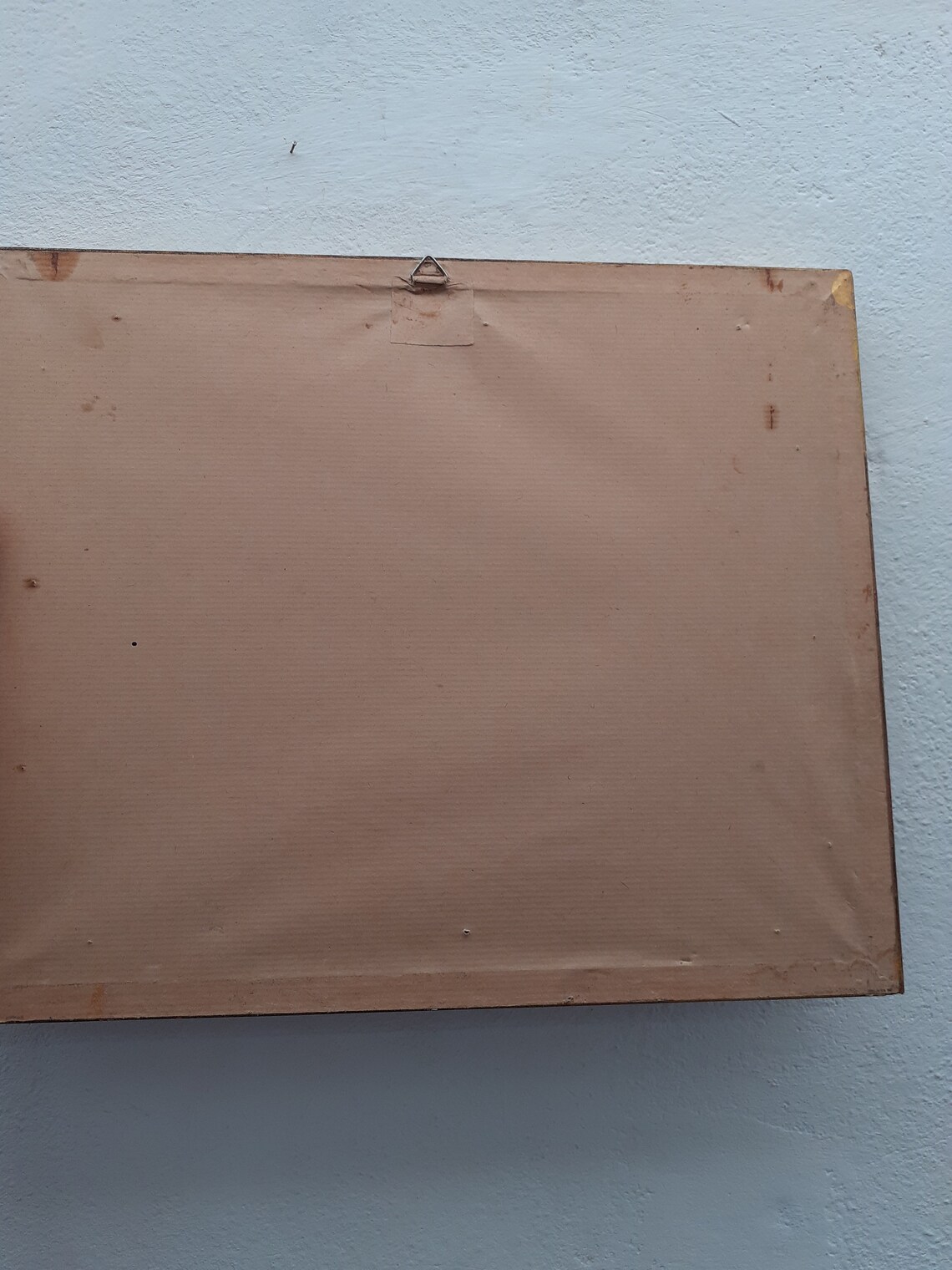 Vintage Big Square Picture Frame\ Brass Picture Frame\ Antique Woman ...