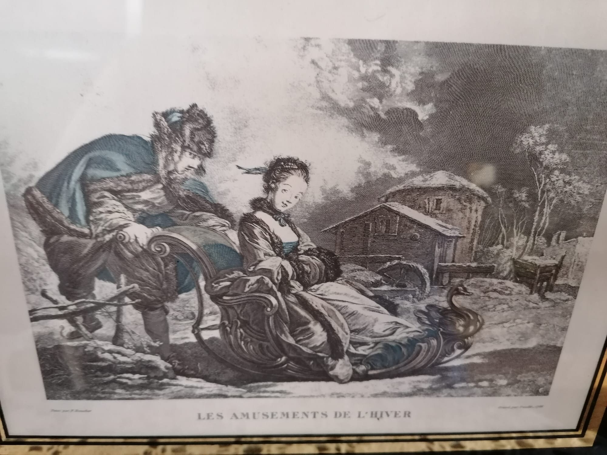 Vintage Big Square Picture Frame\ Brass Picture Frame\ Antique Woman ...