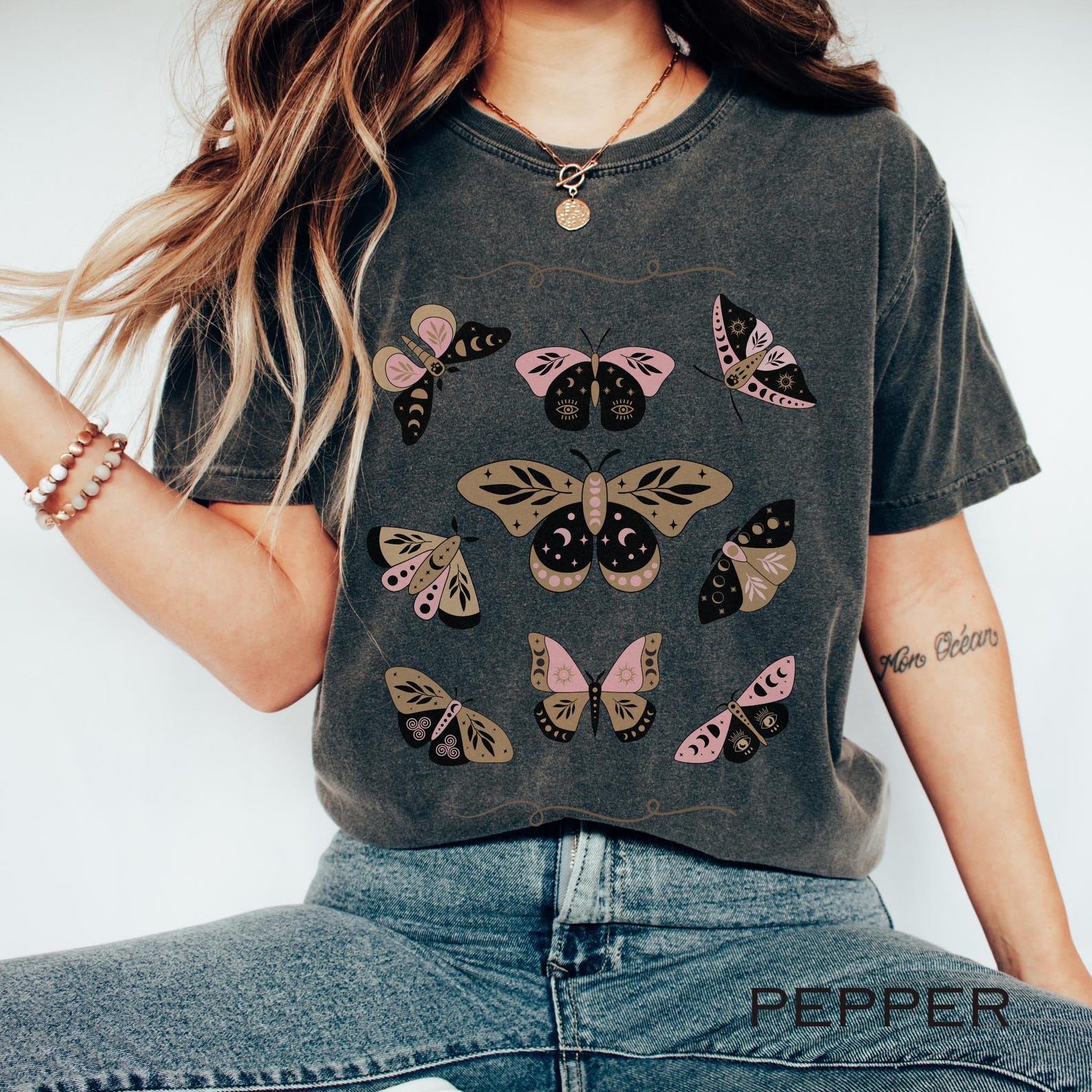 Vintage Moth Sublimination Png, Cottagecore Png, Goblincore Png ...