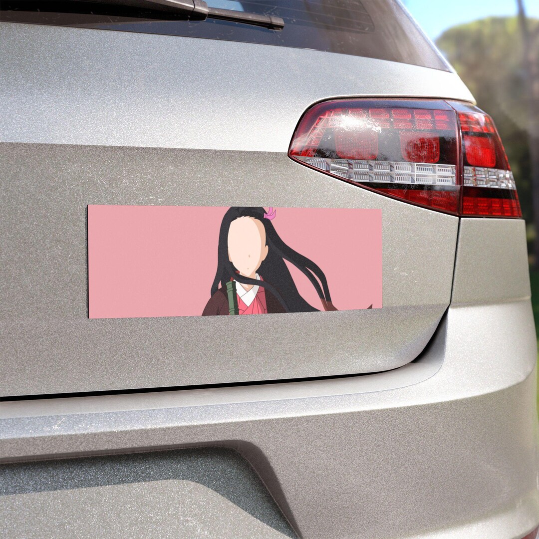 Nezuko Car Magnet, Nezuko Kamado, Nezuko, Demon Slayer Car Magnet ...