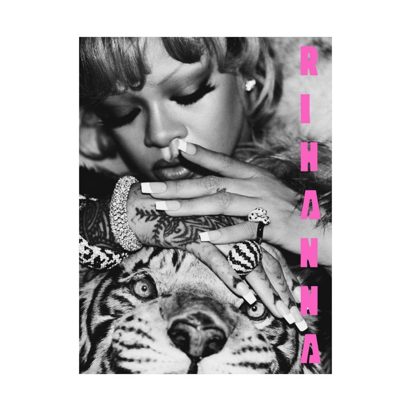 Rihanna Wall Art - Etsy