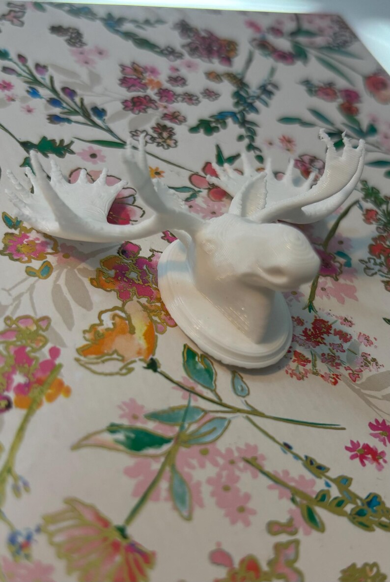 Doll House Moose Head on Plaque Trophy 1:12th Scale Miniature for ...