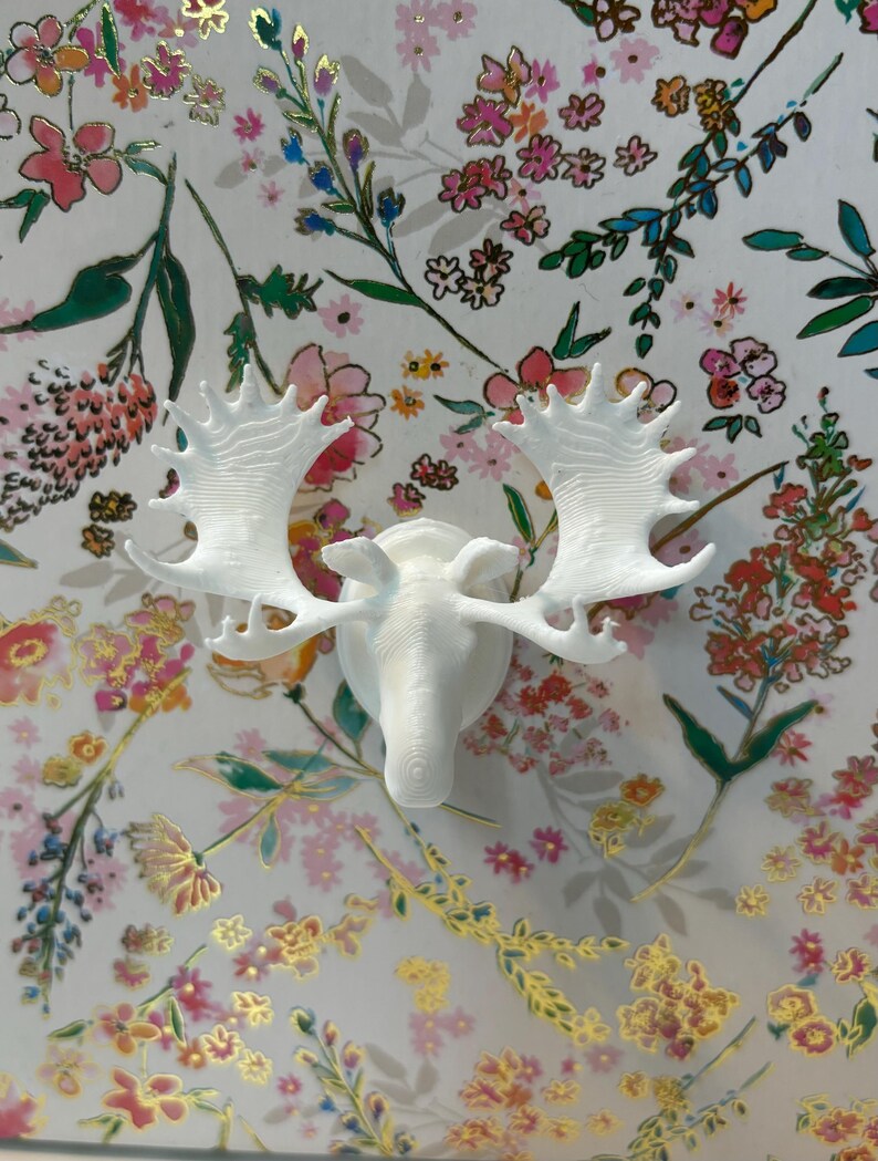 Doll House Moose Head on Plaque Trophy 1:12th Scale Miniature for ...