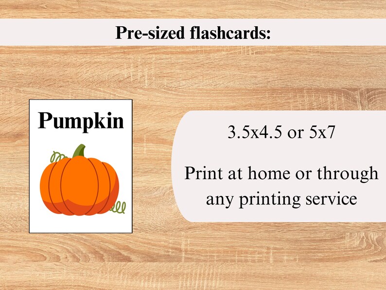 Educational Flashcards Printable Halloween Flashcards for Kids ...