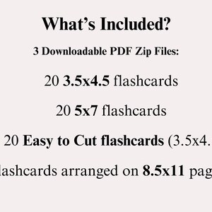 Educational Flashcards Printable Number Flashcards for Kids Counting ...