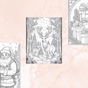 240 Christmas Coloring Pages: Festive Designs for Adults & Kids ...
