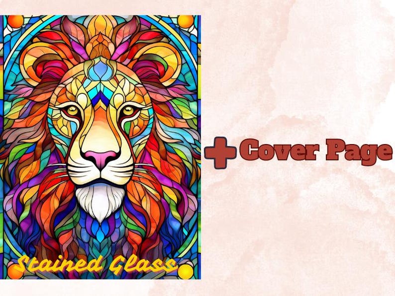 350 Stained Glass Coloring Pages - Adult Coloring Pages, Grayscale ...