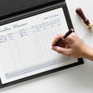 Weekly Medication Tracker: Printable Pill List & Planner (canva ...