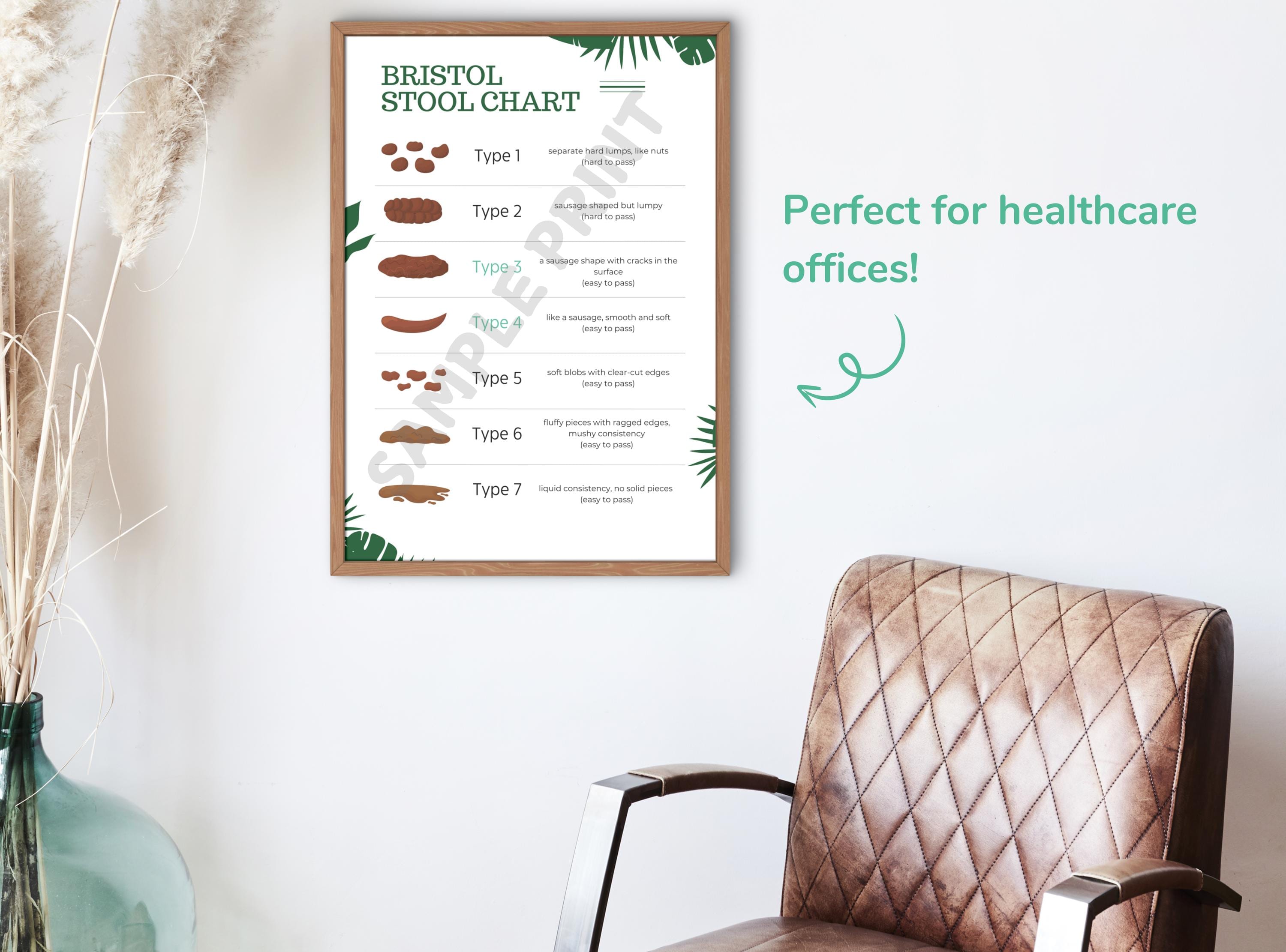 Editable Bristol Stool Chart, Gut Health Poop Tracker, IBS, Bowel ...