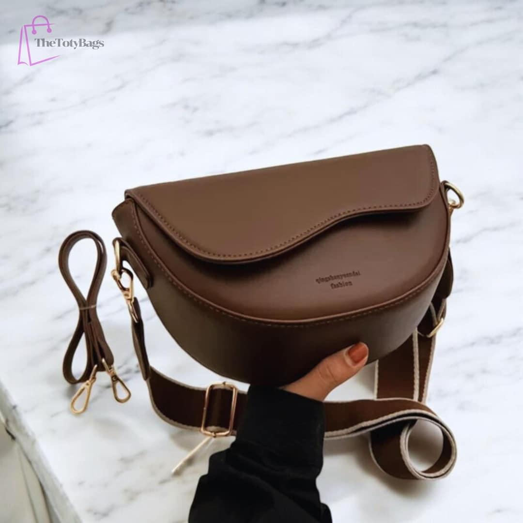 Stylish Saddle Bag, Versatile Messenger Bag, Classic Shoulder Bag ...