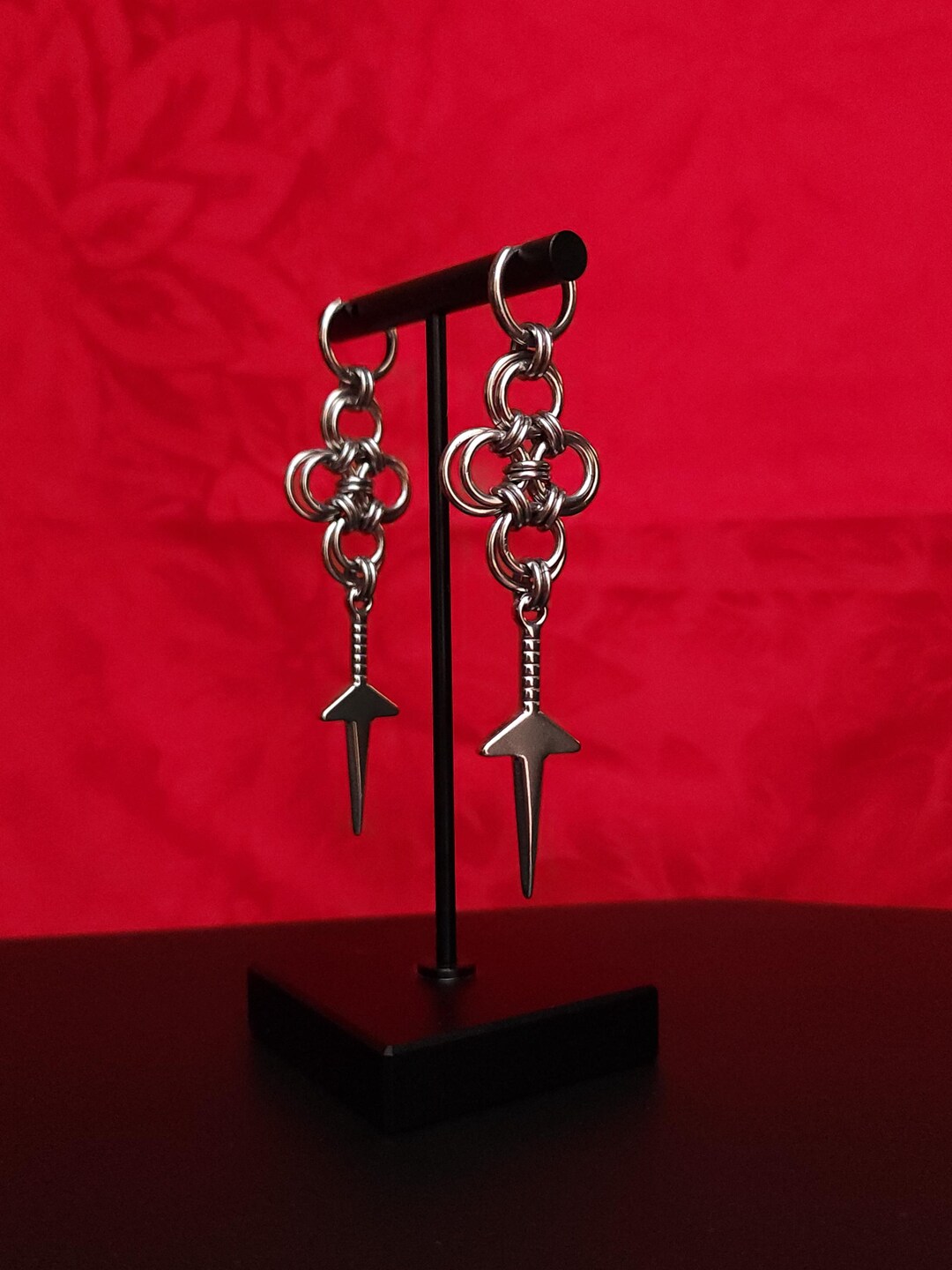 KUNAI Japanese Cross Kunai Earrings - Etsy