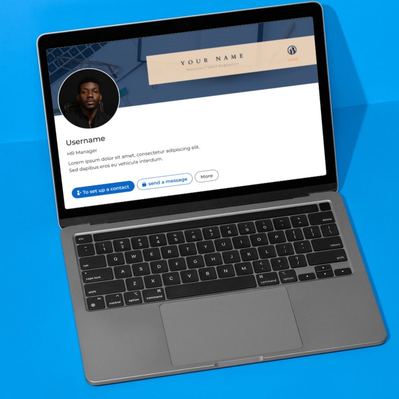 Linkedin Cover Header Banner | Professional Minimalist Editable Profile ...