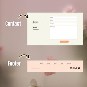Figma Landing Page Template for Tea Shop | Editable Desktop Website ...
