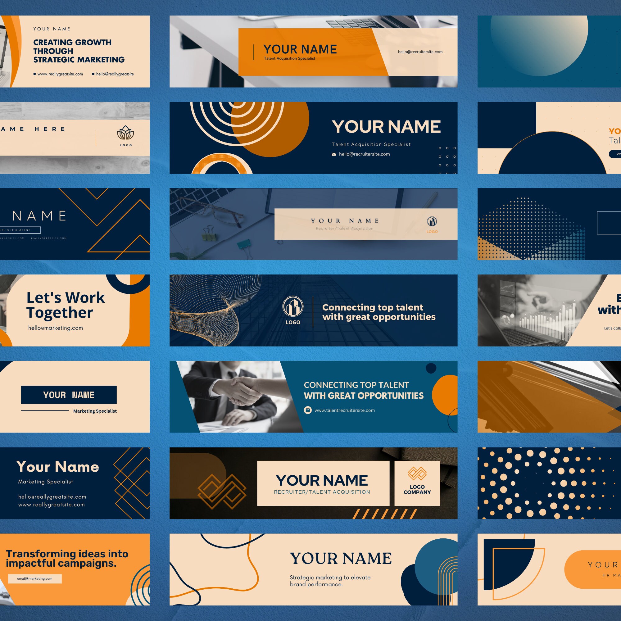 Linkedin Cover Header Banner Professional Minimalist Editable Profile ...