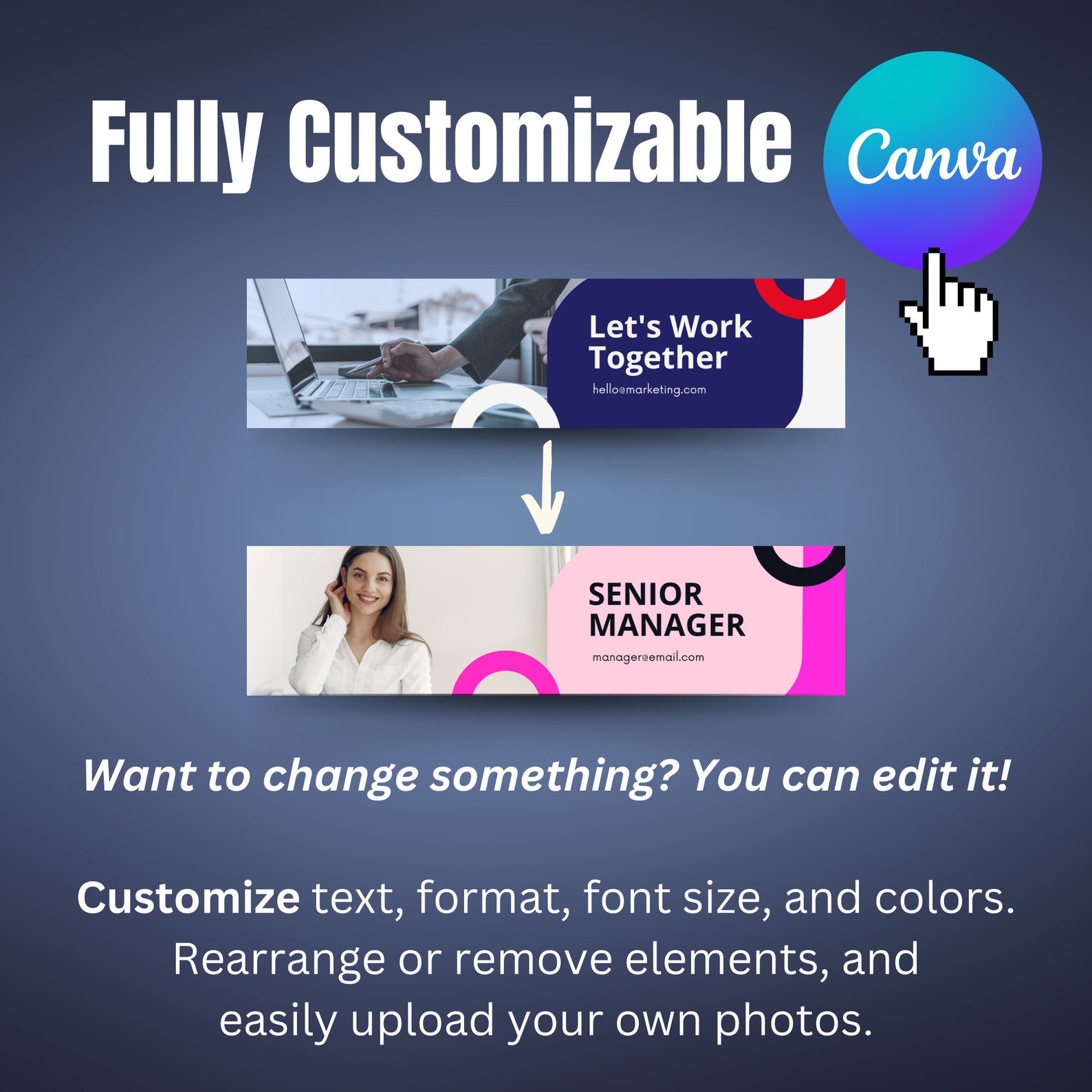 Minimalist Linkedin Header Banner Template Red Blue Editable Canva ...