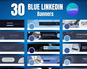 Professional Linkedin Banner Cover | Minimalist Editable Header ...