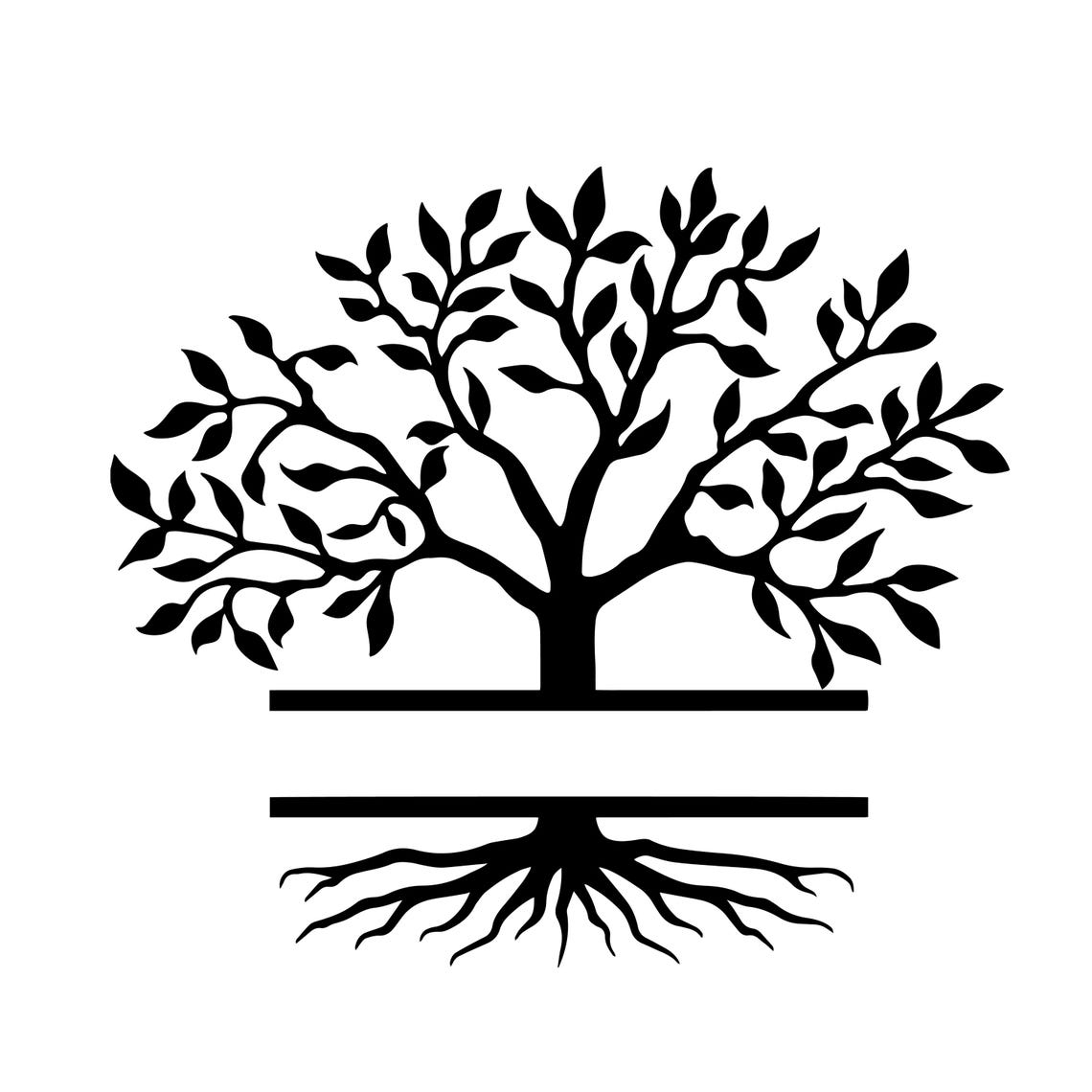 Tree of Life Svg, Family Tree Svg Bundle, Tree With Roots, Tree of Life ...