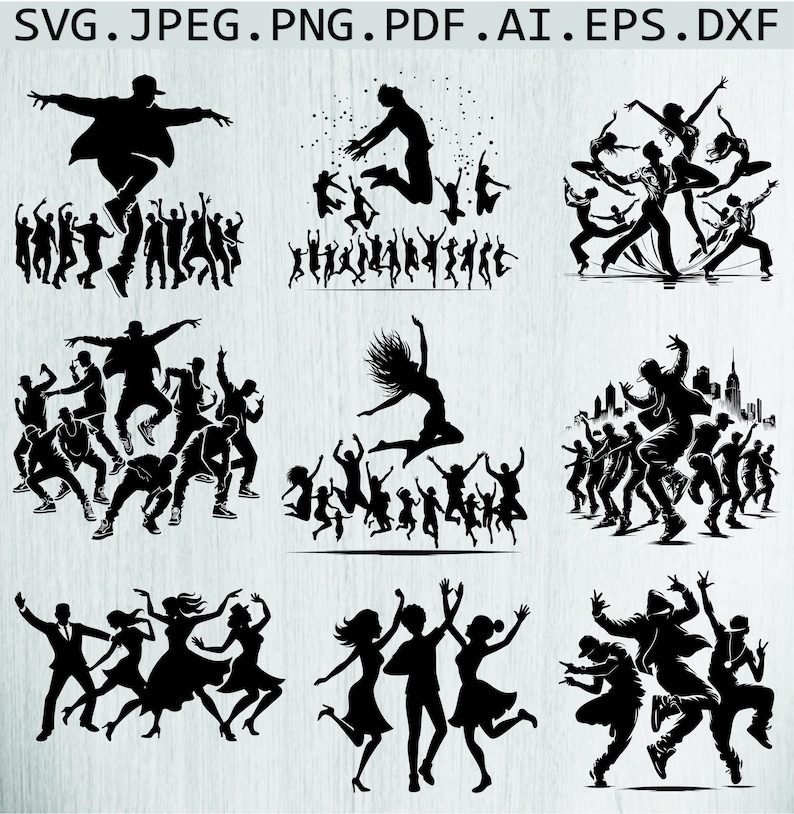 Dance Svg ,dance Svg Bundle,dancing Girl Svg,dancing Svg Cut Files for ...