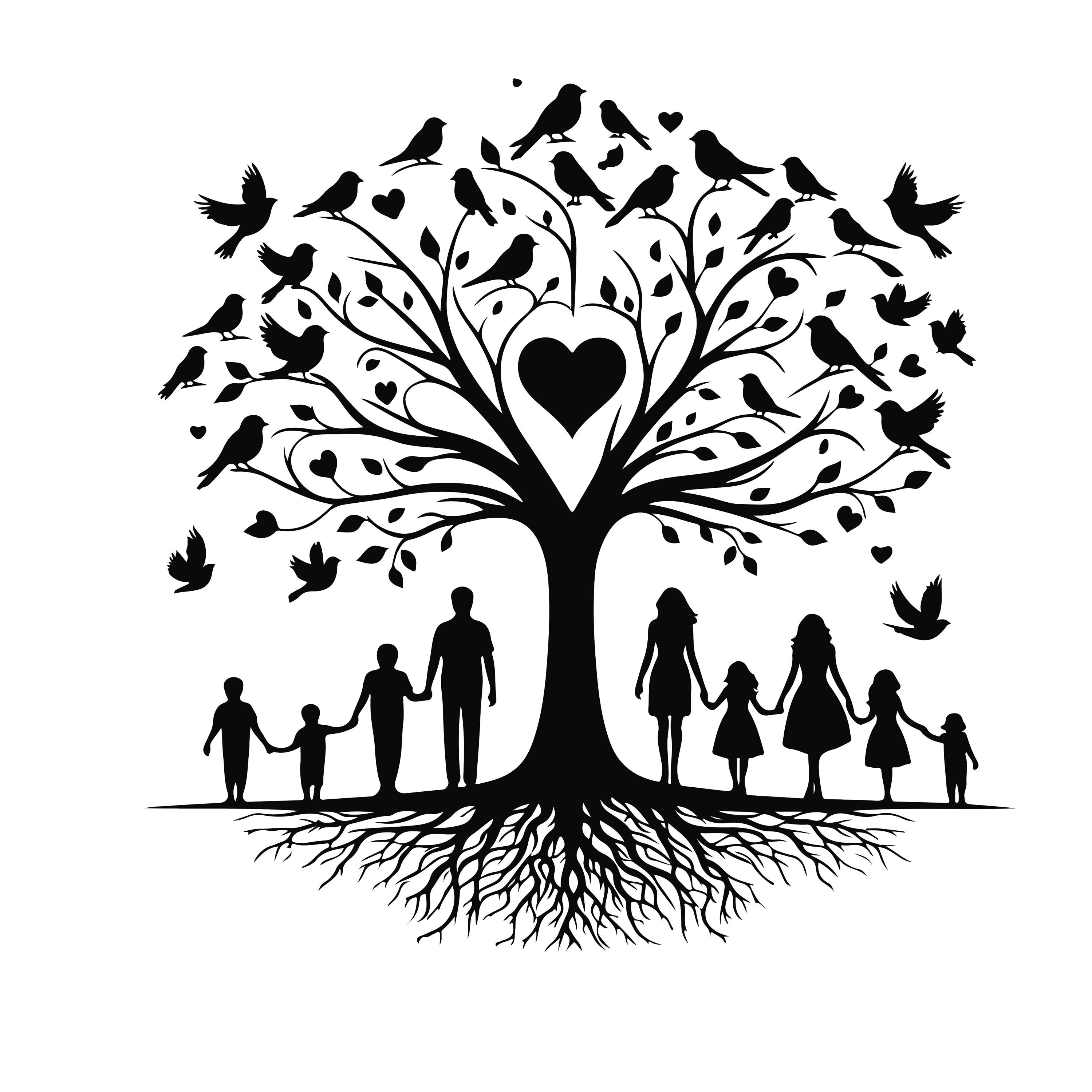 Tree of Life Svg, Family Tree Svg Bundle, Tree With Roots, Tree of Life ...