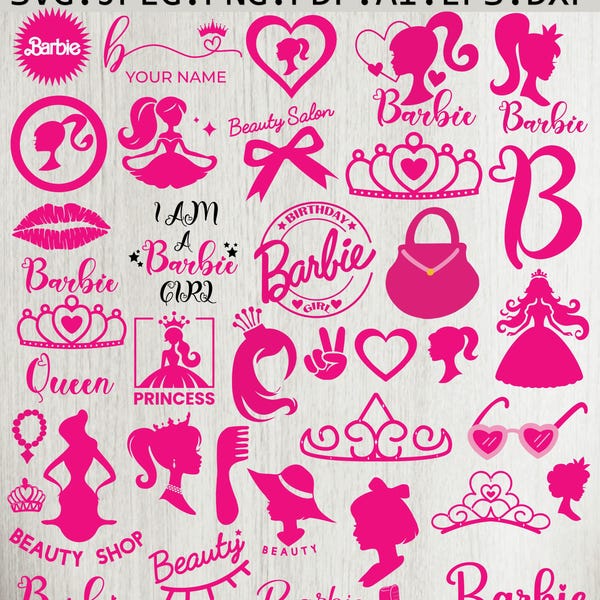 Barbie Svg - Etsy
